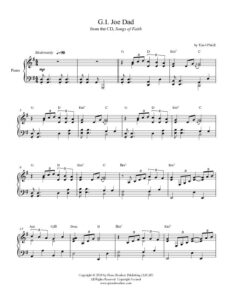 GI Joe Dad - Solo Piano Sheet Music PDF Download